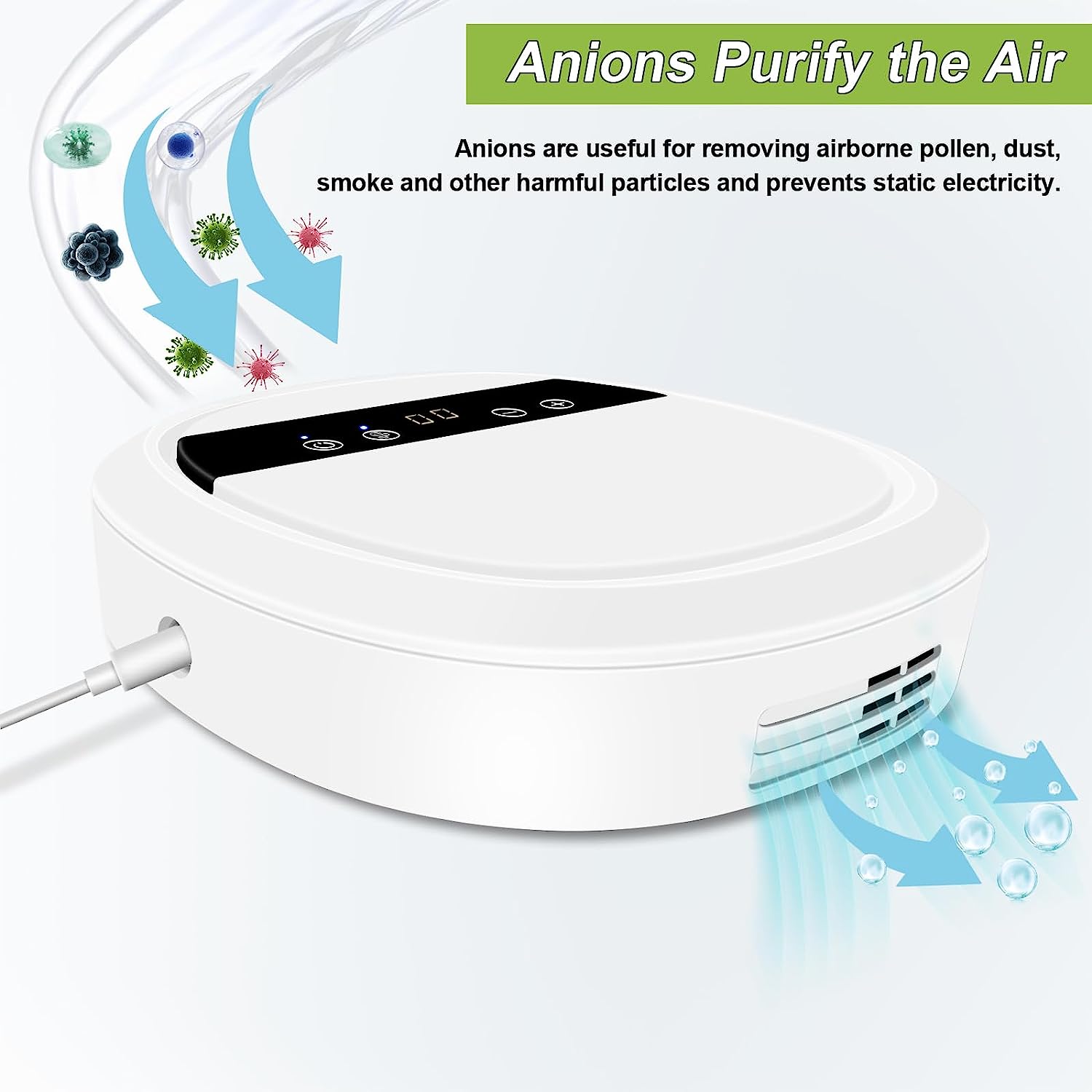 Portable Ozone Generator,Multipurpose Ozone Machine with Timer for Home