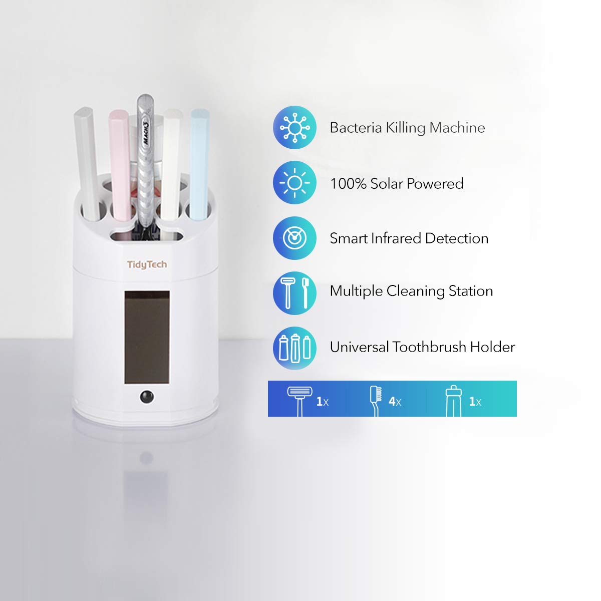 Toothbrush Holder | Toothbrush Sanitizer | UV Toothbrush Sanitizer