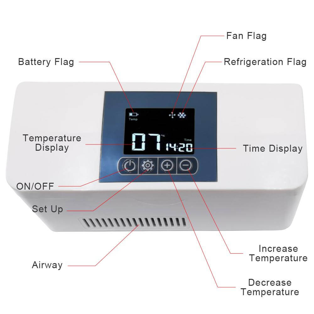 Small Medical Refrigerator – Portable Medicine Fridge